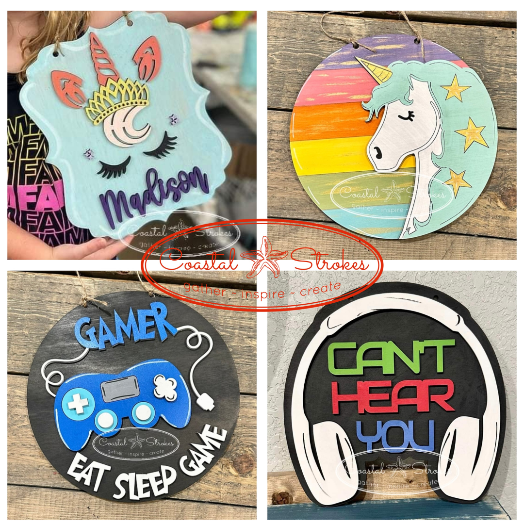 Kids Sign Kits ~PRE ORDER – Coastal Strokes