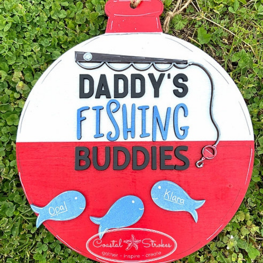 DIY Fishing Buddy Sign ~ PRE ORDER – Coastal Strokes